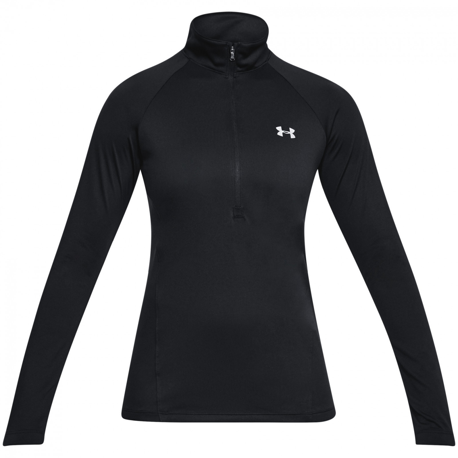 Жіноча функціональна футболка Under Armour Tech 1/2 Zip - Solid | 4Camping.com.ua